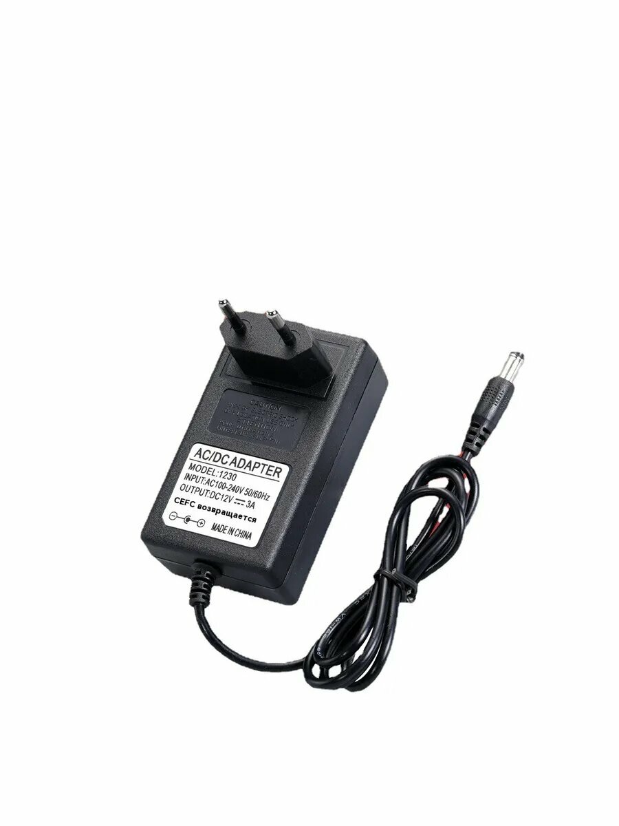 Универсальный внешний сетевой адаптер питания AC/DC с защитой для ноутбуков, мониторов и электроники.