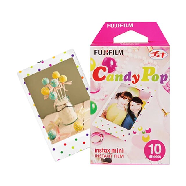 Fujifilm Instax Mini цветная пленка 10-50 листов 10sheets CandyPop
