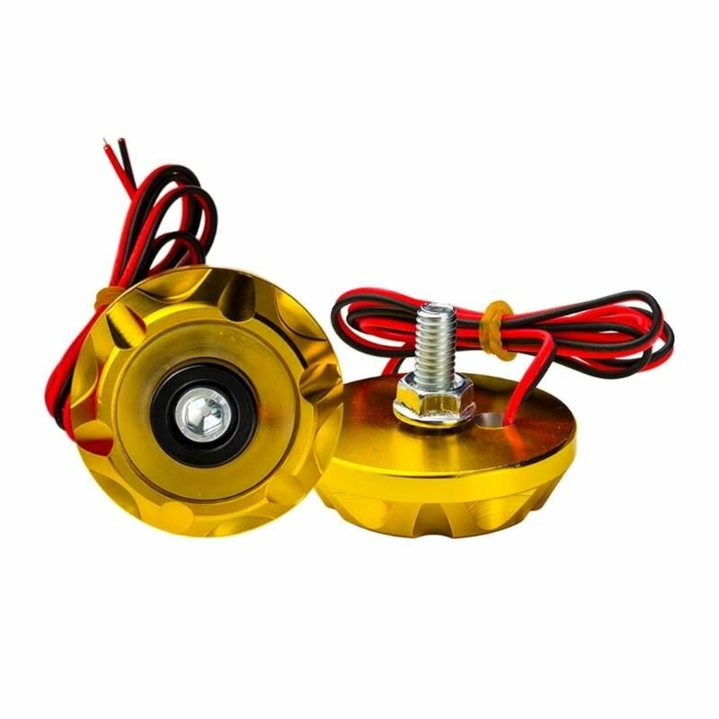 Универсальные мигающие светодиоды для мотоцикла, Золото