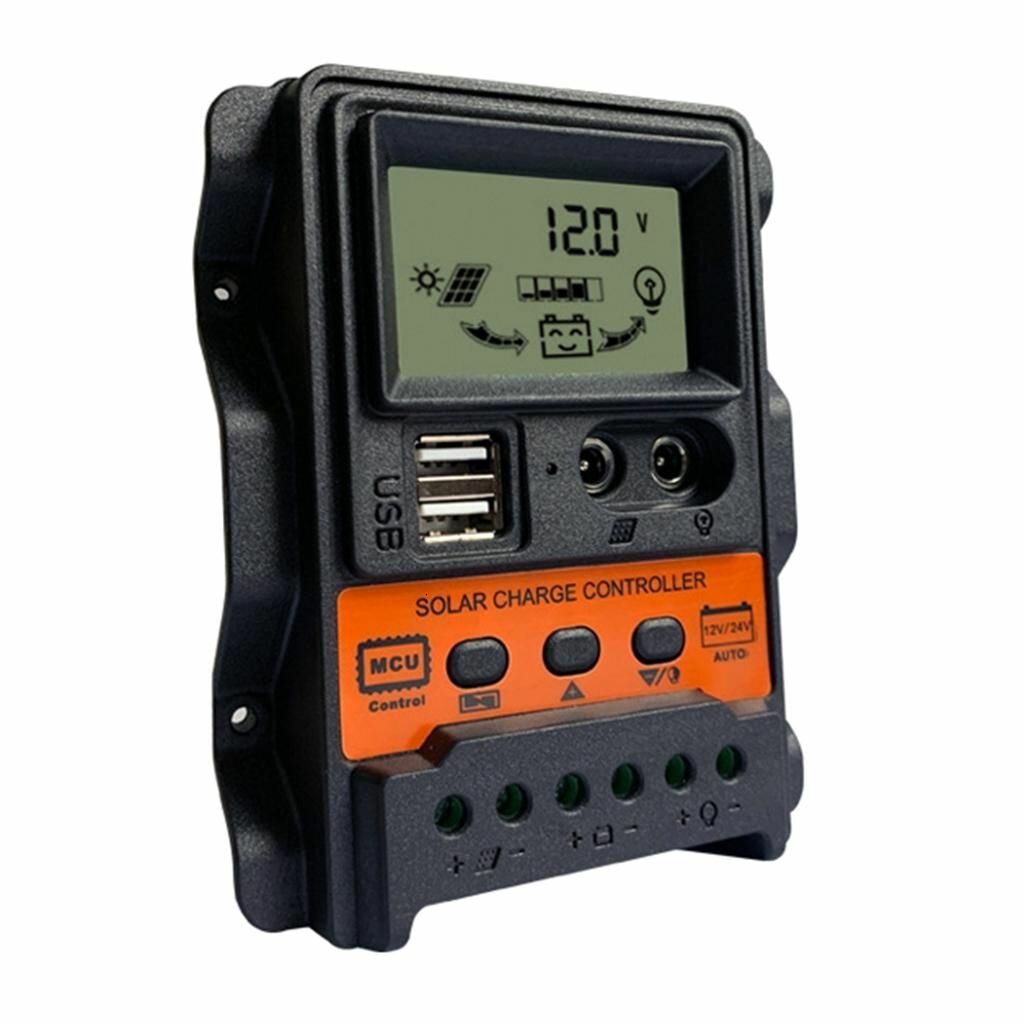 Регулятор заряда PWM 10-30А с USB, 10A