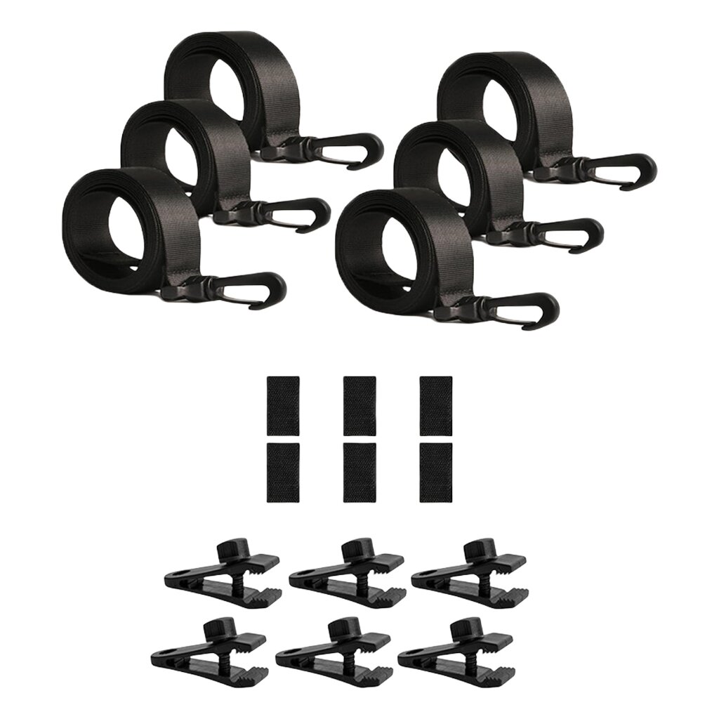 Крепления для солнечного чехла бассейна, 6 шт.