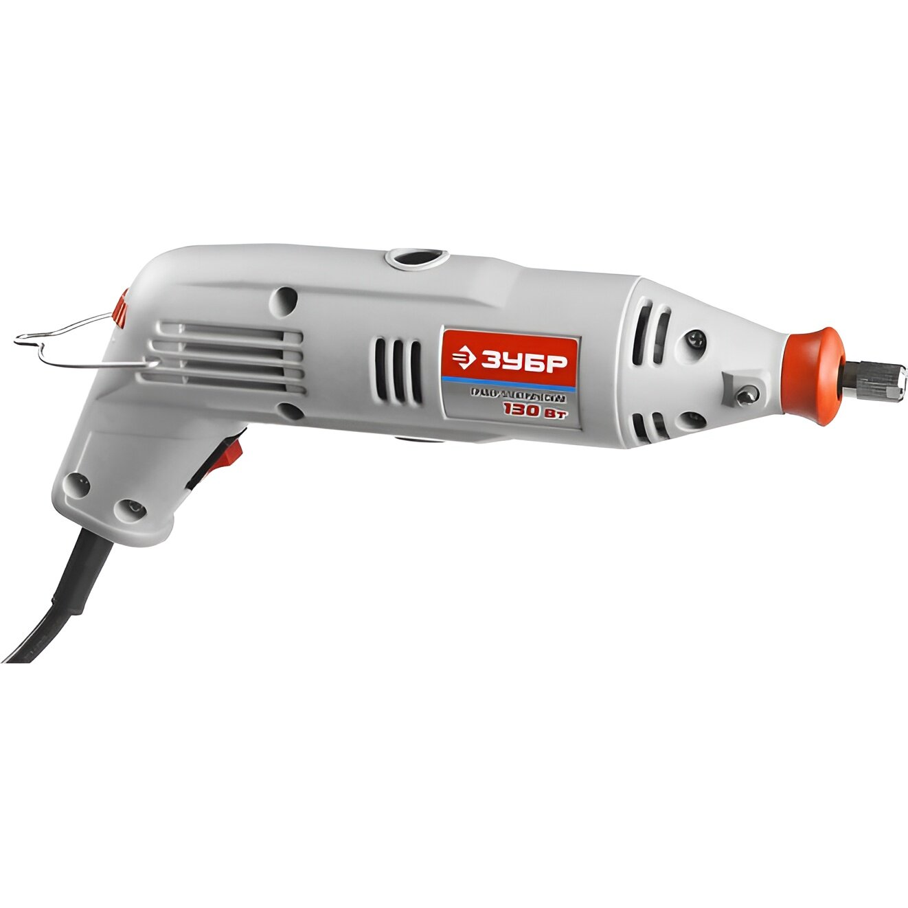 Гравер Зубр ЗГ-130ЭК H172 grey, 8000–30000 об/мин, 77.6 дБ, 130 Вт