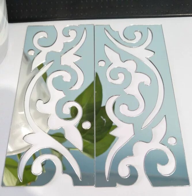 3D самоклеящаяся полая трехмерная акриловая зеркальная накладка на стену, декоративная наклейка для потолка, фон для