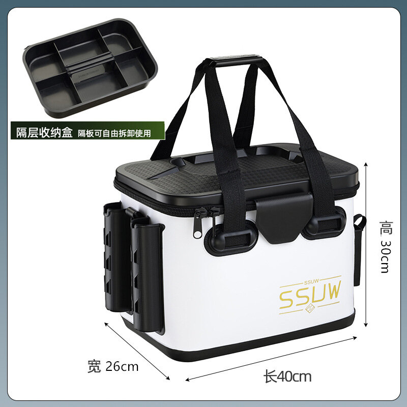 Кросс-бордерная коробка для рыбалки, ведро для живой рыбы, многофункциональная коробка для приманок из EVA, утолщенное ведро для рыбалки, новая оптовая коробка для рыбы