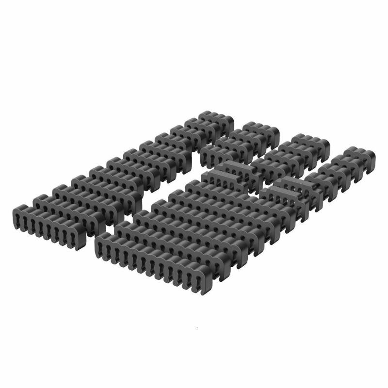 Органайзер для кабелей 34 шт, Черный