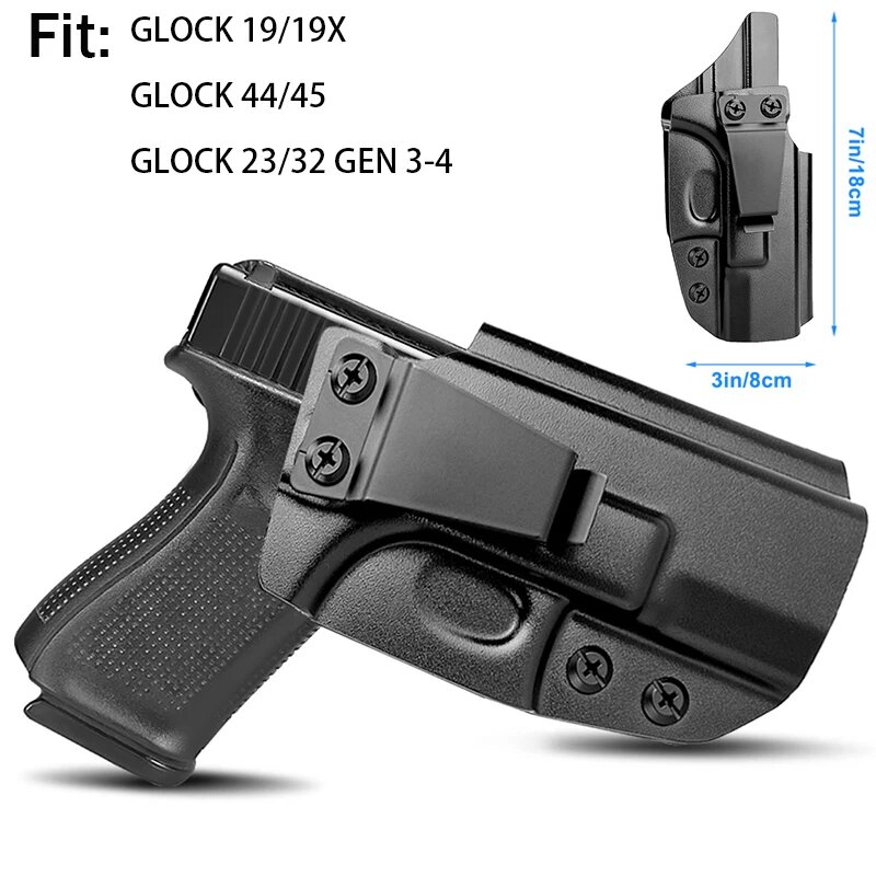 Кобура Kydex FUNANASUN для Glock, Taurus, Sig Sauer Серый, Glock 19(X) 44 45 23