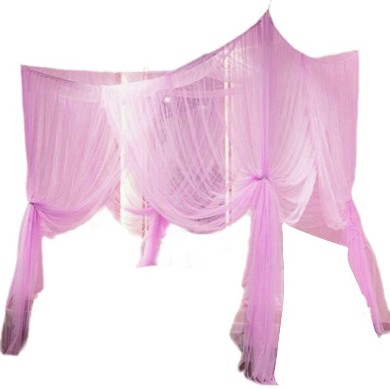 Квадратная сетка от комаров для детской комнаты, Фиолетовый