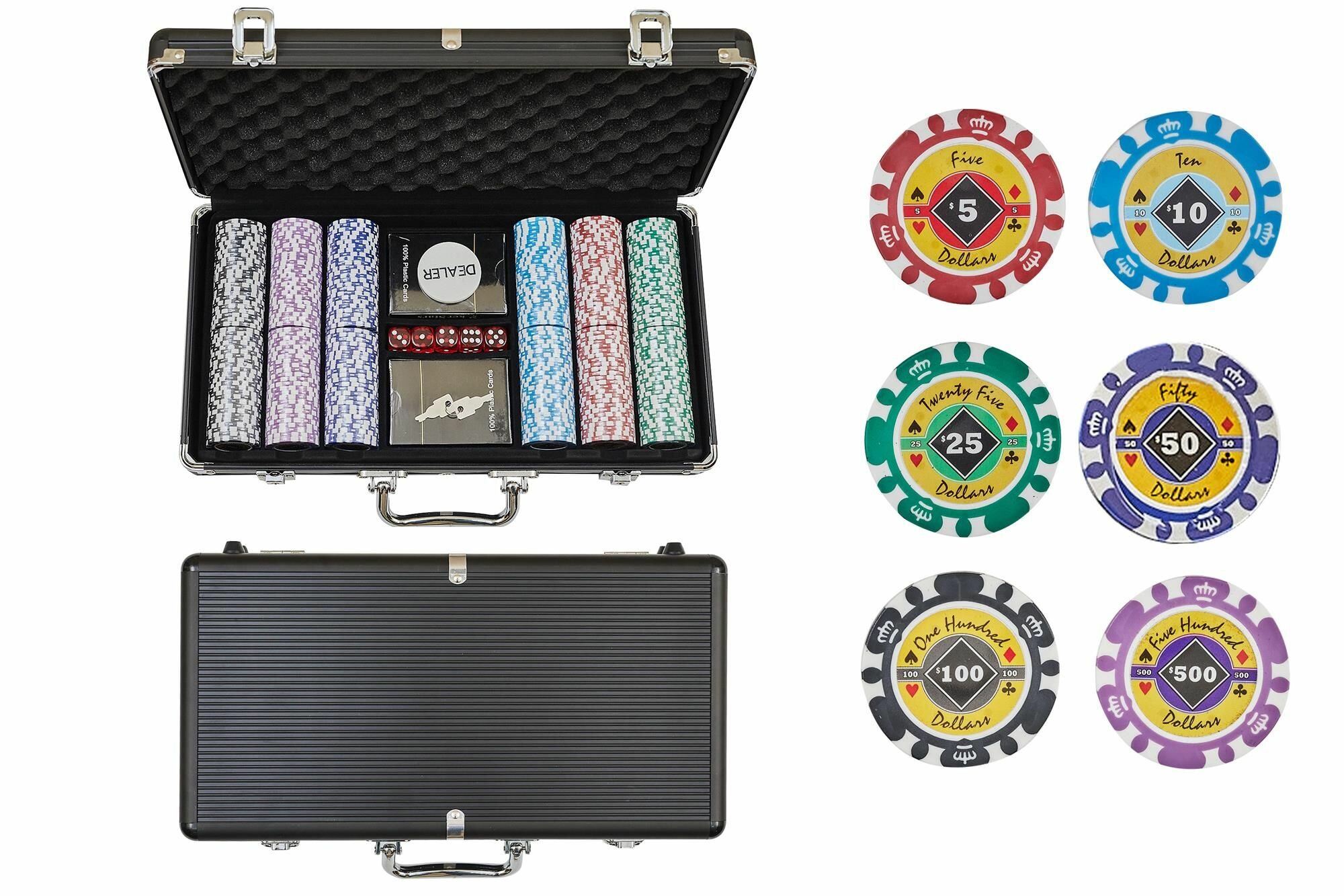 Набор для покера Crown на 300 фишек 61719 Partida