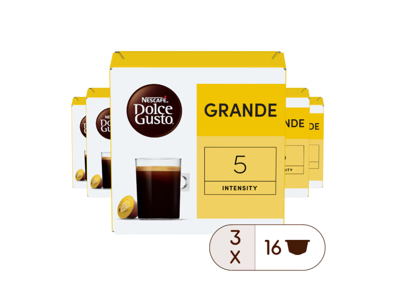 Кофе в капсулах Nescafe Dolce Gusto Grande 6 коробок x16 капсул