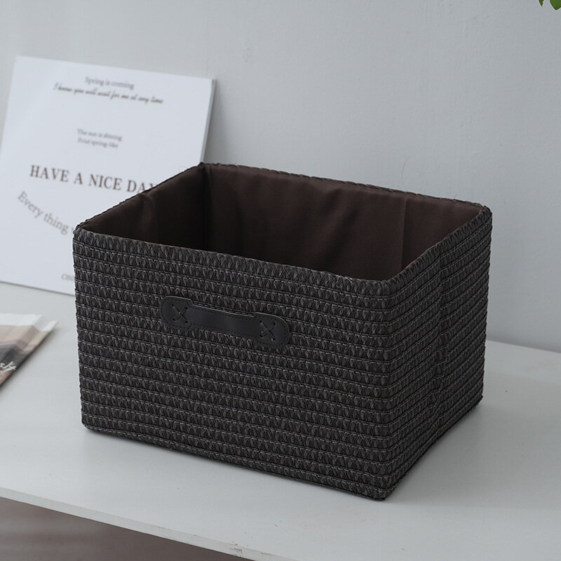 2026 Новейшая ручная работа из хлопкового каната, хлопковая ткань, коробка для хранения одежды, ящик для хранения одежды, складная домашняя коробка для хранения, оптовая продажа