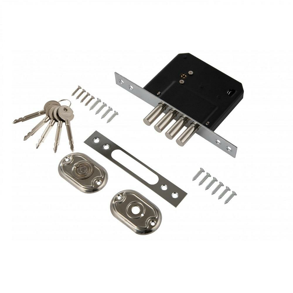 Замок врезной L05-50 PC крест ключ PALIDORE