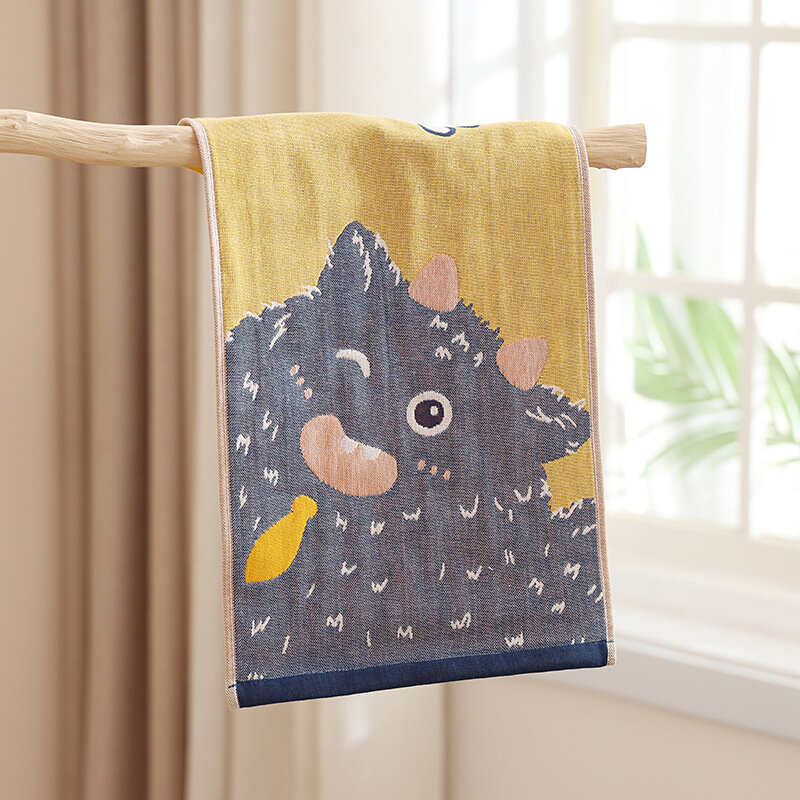 Заводское Новое трехслойное Марлевое детское полотенце, дышащее, легко моется и сушится, детское полотенце, мягкое