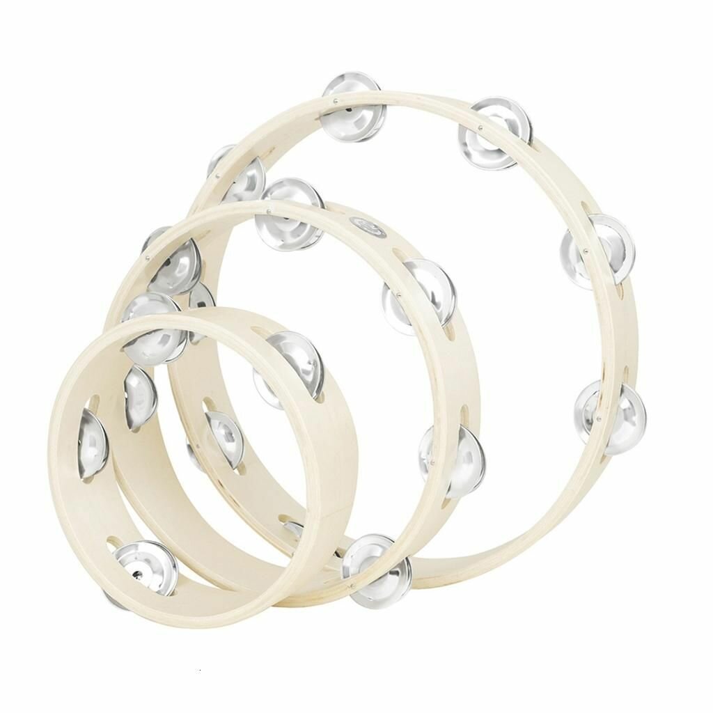 3 шт. деревянные однорядные бубны музыкальная игрушка с колокольчиками для взрослых и детей