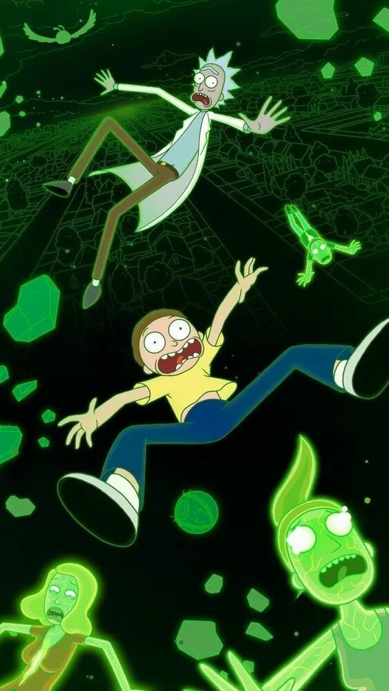 Алмазная Мозаика "Рик И Морти" MozArt / Вышивка Стразами 40x50 / Живопись, Художни