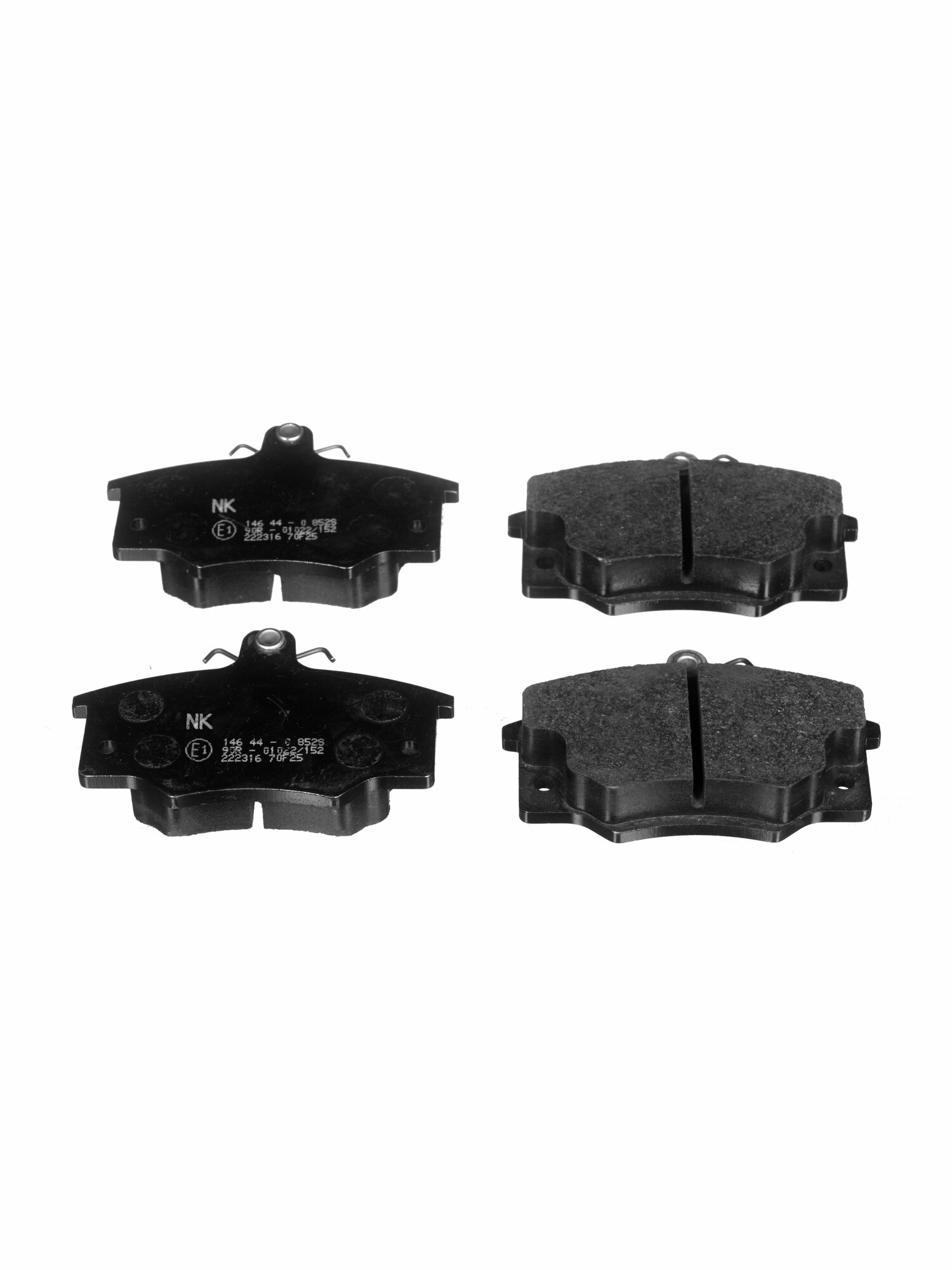 Колодки тормозные дисковые передние NK (222316)