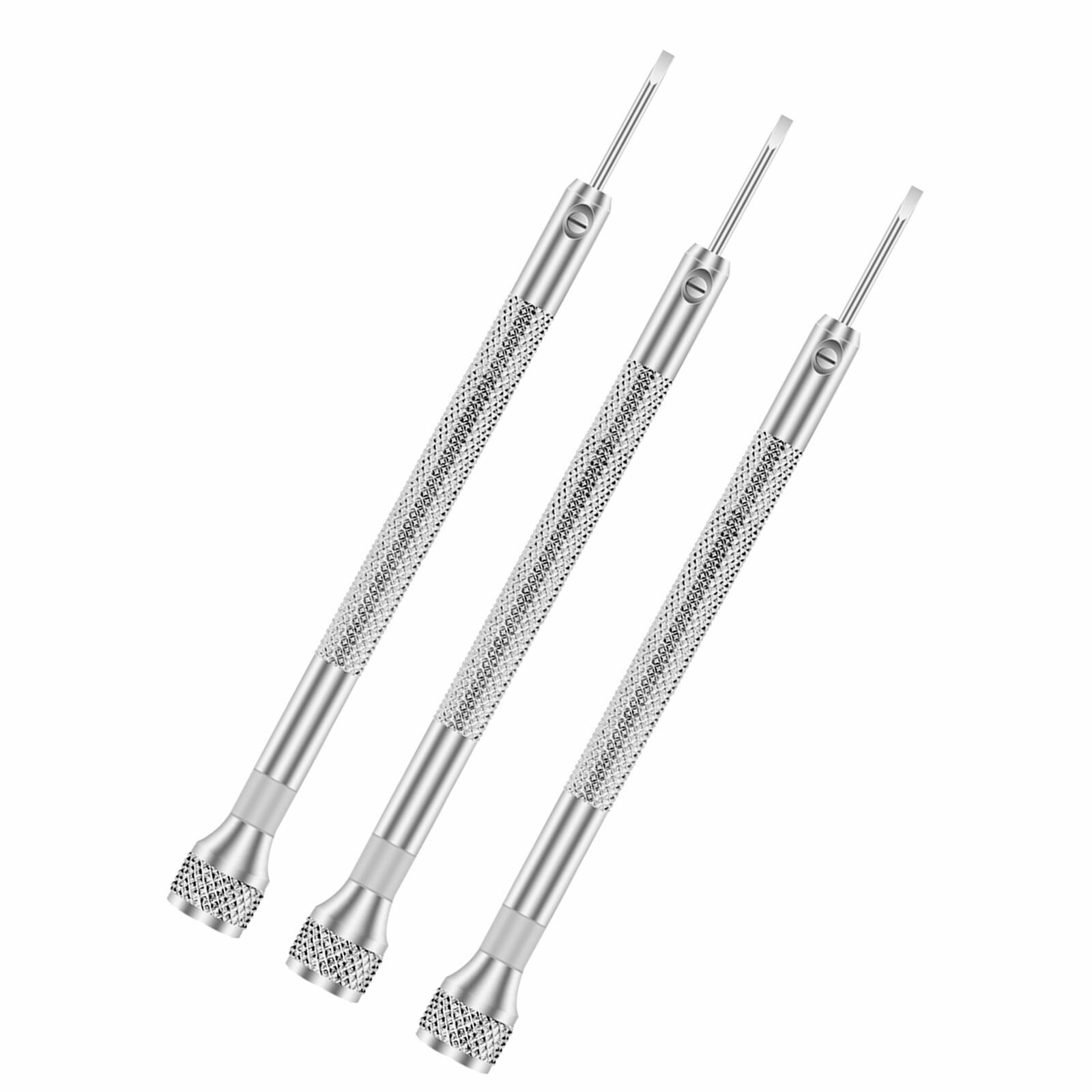 Набор из 3 часовых отверток с вращающимся основанием и тонким наконечником для точной работы