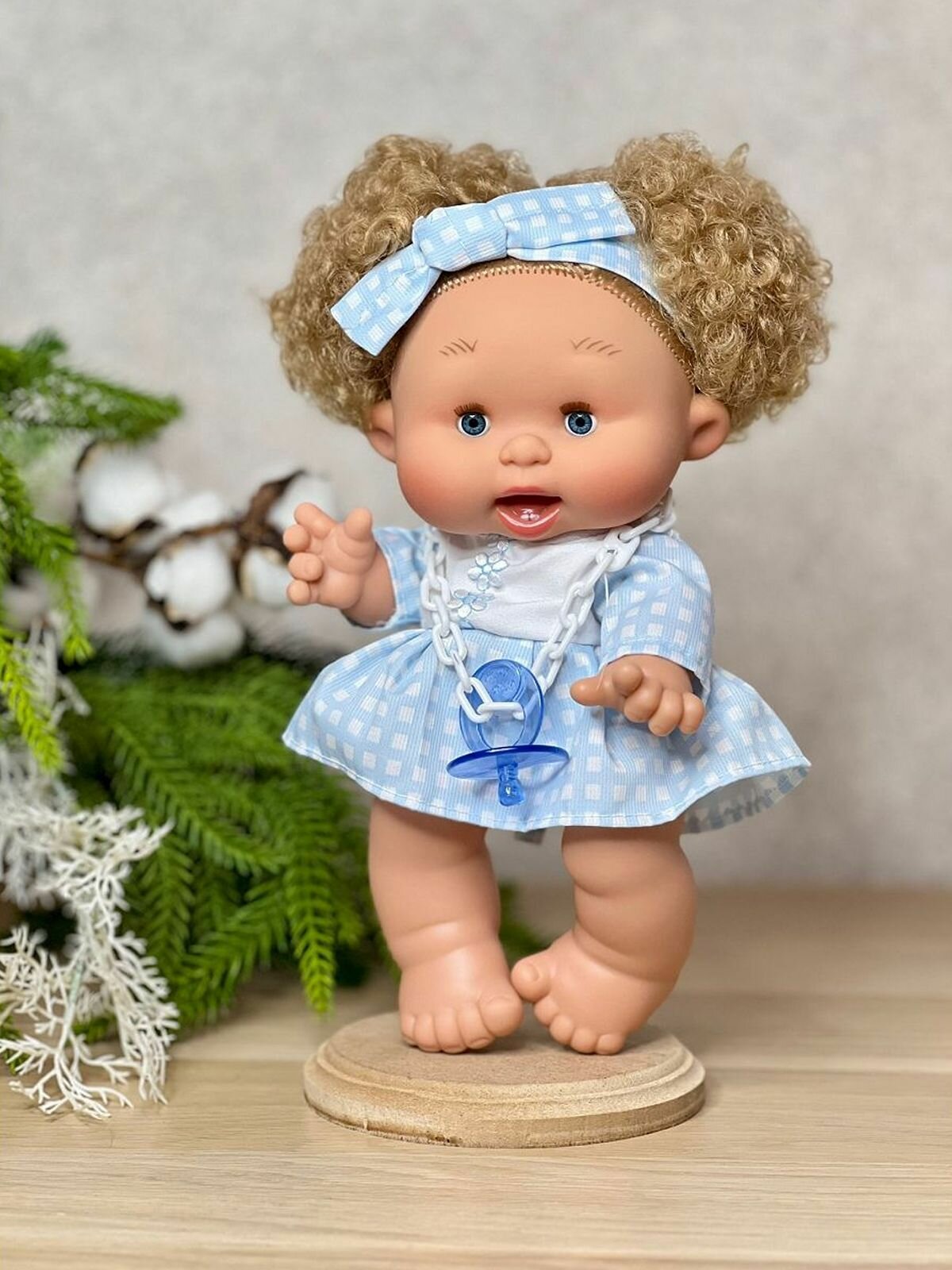 Кукла пупс для девочки 26 см Пепоте с закрывающими глазками (N804S20)