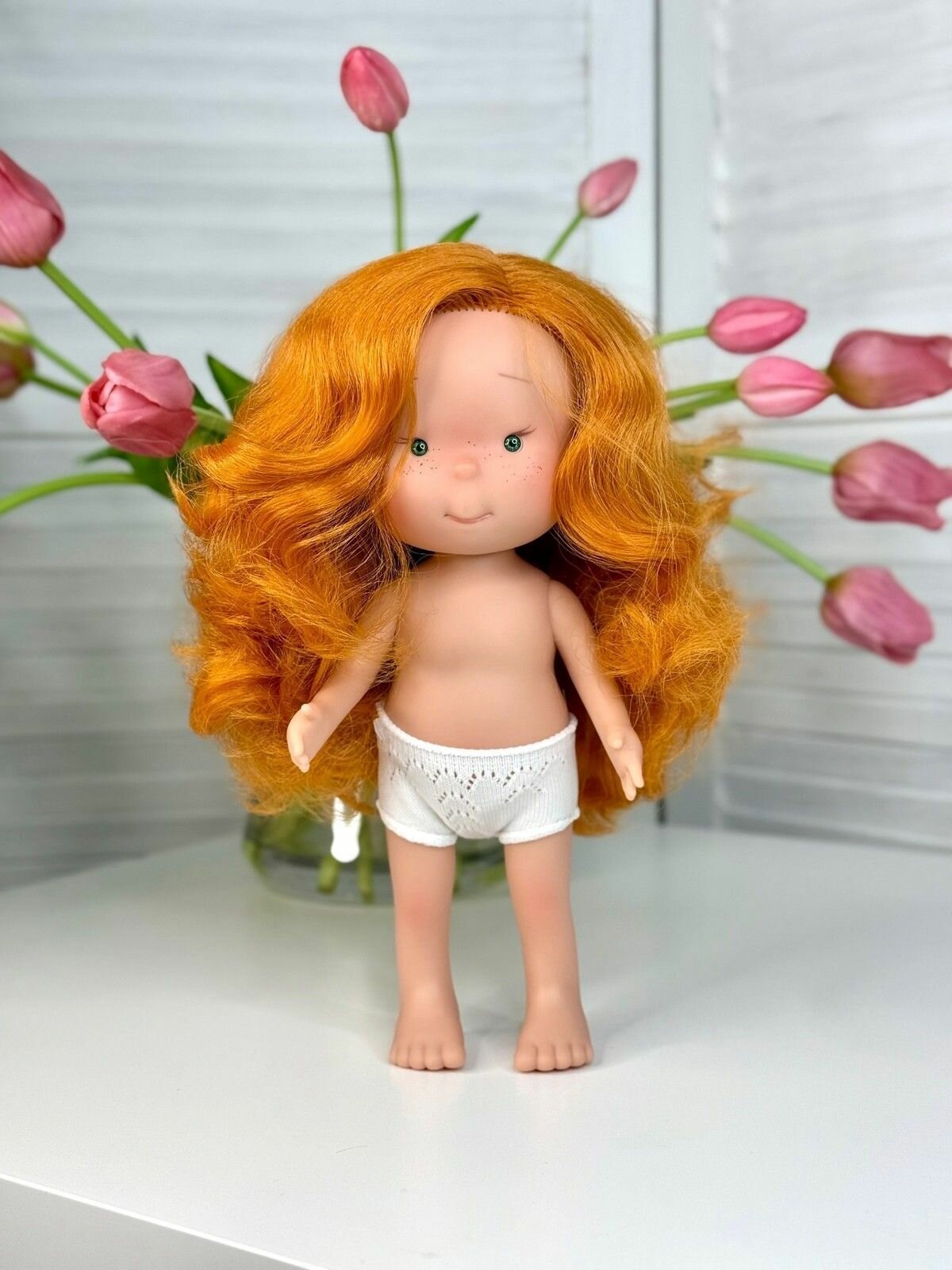 Кукла для девочки виниловая 30 см Пиппа без одежды (2899W9)