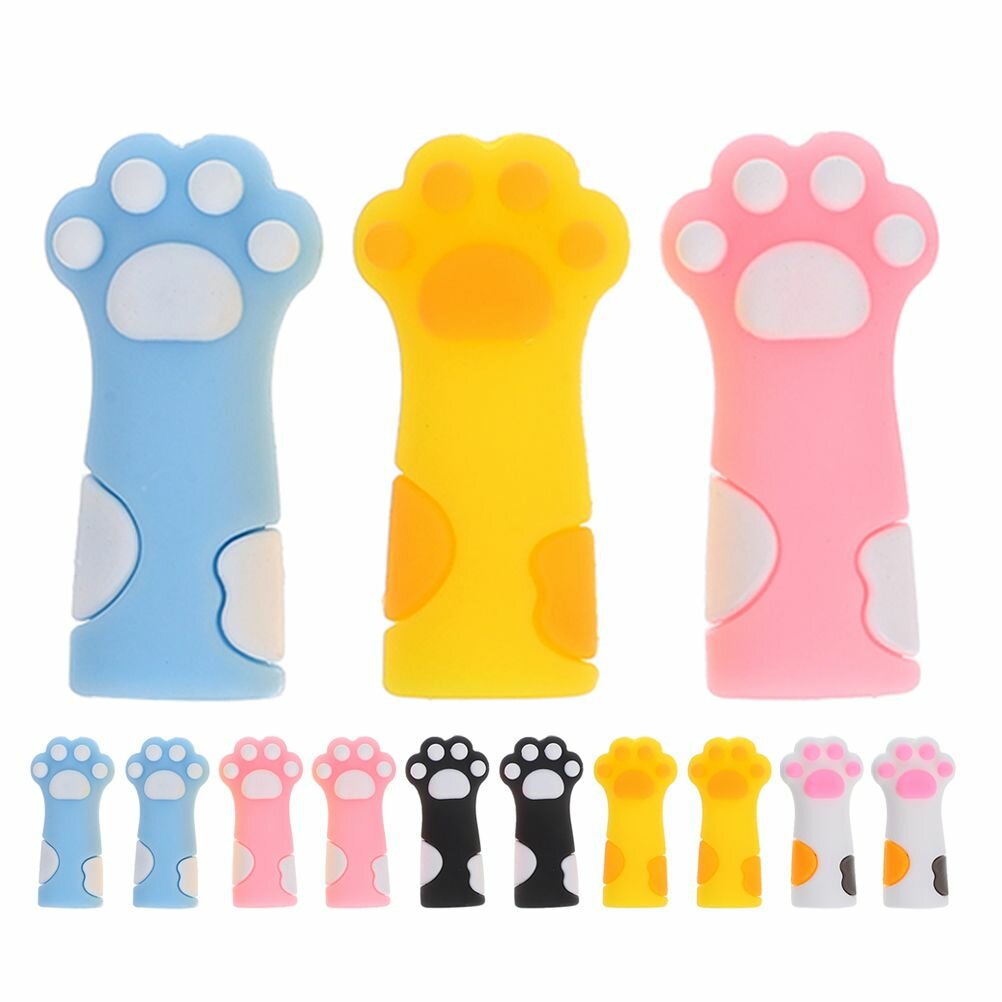 Крышки для Карандашей, Защитные Накладки, Мягкий Силикон, 18 Штук