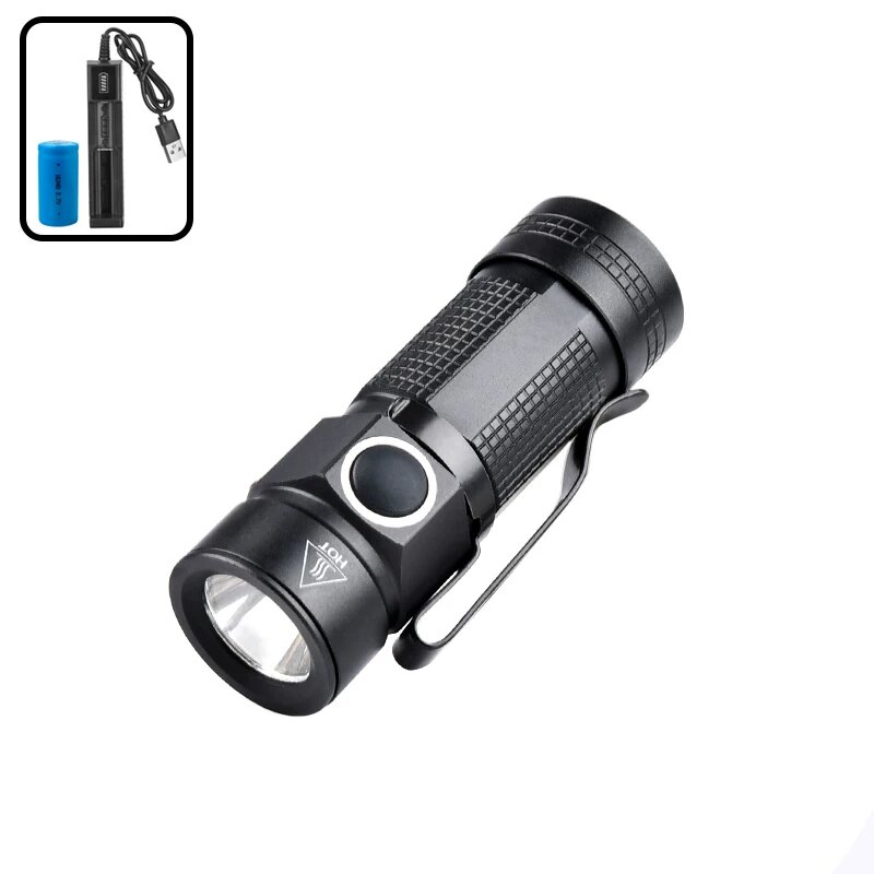 Быстрый и компактный тактический фонарь для спасателей, 400 люмен, с креплением на шлем, портативный фонарик с боковым