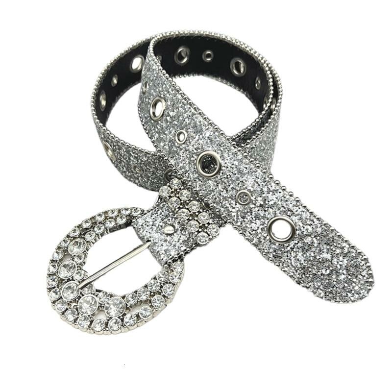 Пояса, Пояс со стразами, универсальный поясной ремень-круглая пряжка