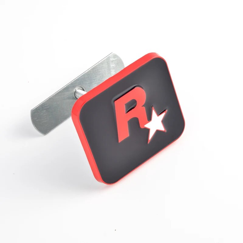 Стайлинг автомобиля, металлический логотип R Star, эмблема передней решетки автомобиля, красочный значок, декоративная наклейка для Peugeot Ford Dodge Jeep Honda Toyota J