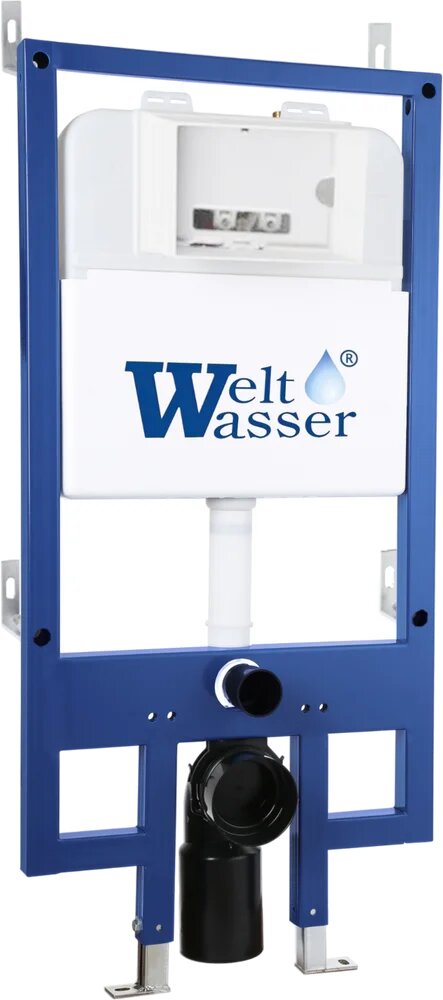 Инсталляция для унитаза Weltwasser WW INS Bamberg 545 54, 5 см, крепление к стене/к полу, с шумоизоляцией