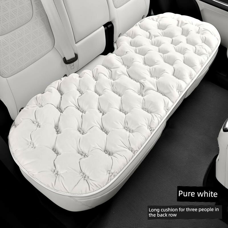 Новая зимняя плюшевая теплая подушка-накидка на автомобильное сиденье 2025 года, утолщенная меховая накидка-полушапка