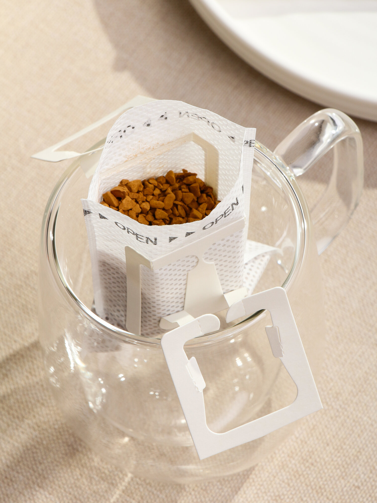 Набор пустых дрип-пакетов для кофе 50 штук, бумажные фильтр-пакеты для заваривания в чашке 9х7.5 см, артикул Y4-11192