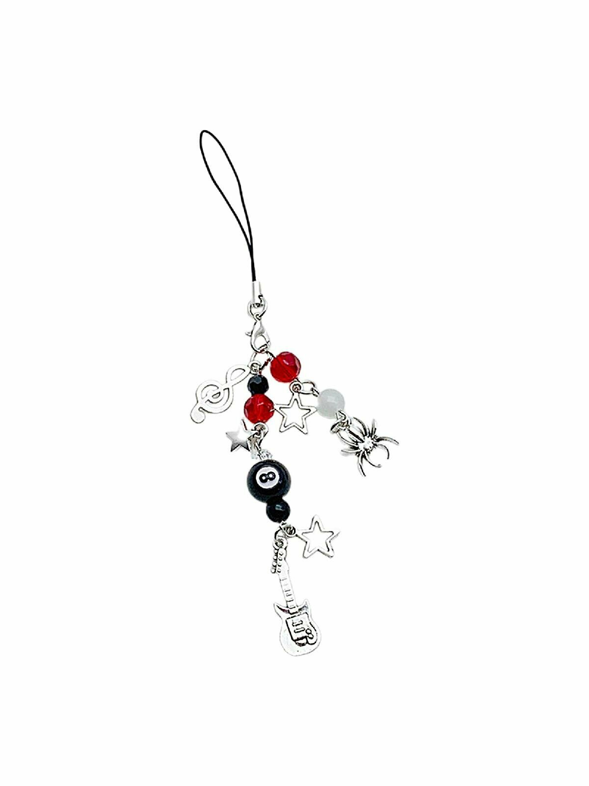 Модный Гитарный кулон Телефон Цепочка брелок для мобильного телефона Брелок аксессуар