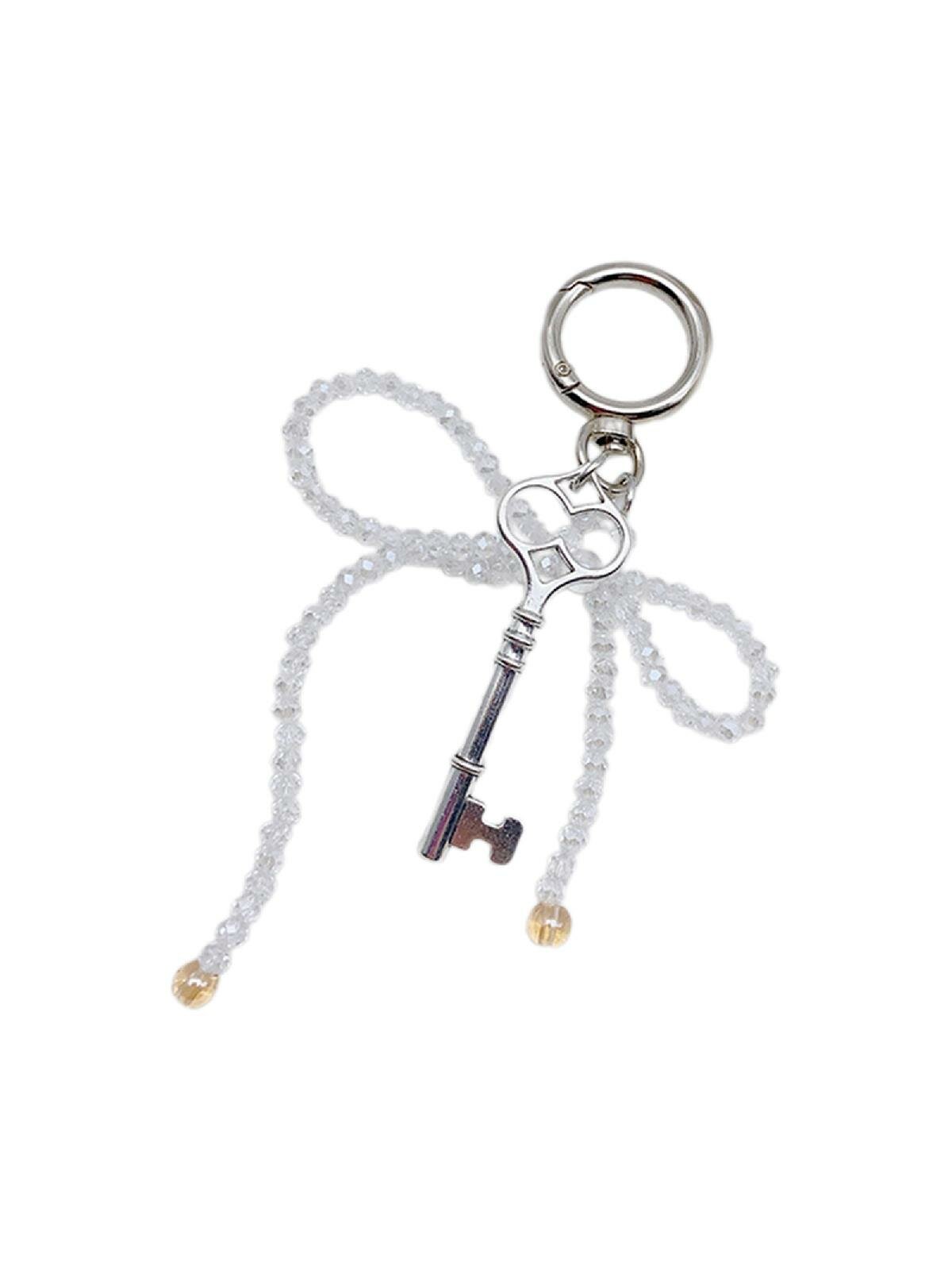 Модный Брелок с бабочкой из бисера, Брелок для телефона, Брелок для телефонов, Брелок для ключей