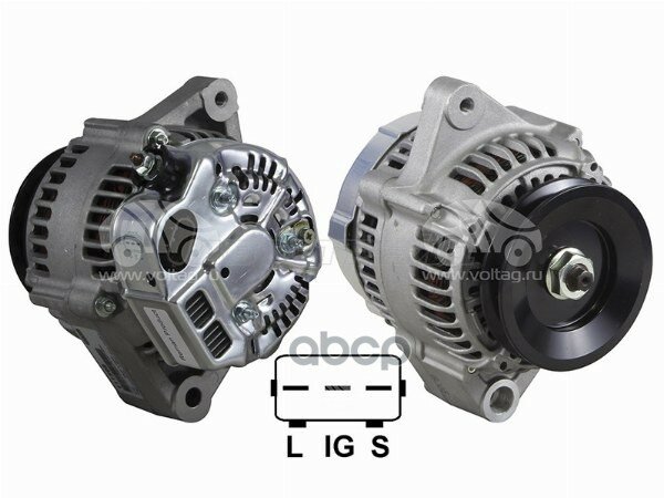 Генератор TOYOTA COROLLA/CALDINA/CORONA 2C/3C CE10#/ 92-98 12V 80A Sat арт. ST-27060-64130