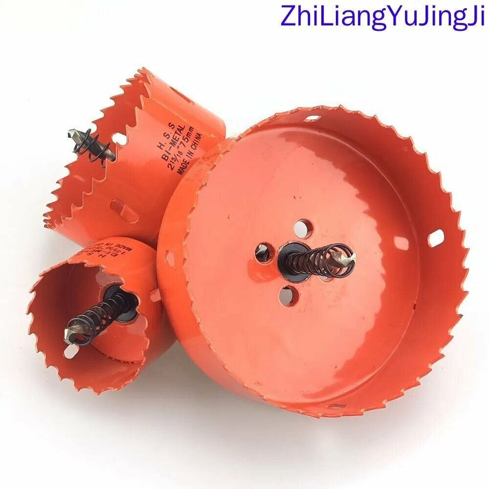 Коронка биметаллическая 250 мм + Сверло Центрирующее / Материал Сталь М42 Кобальт по Металлу, дереву гипсокартону, пластику