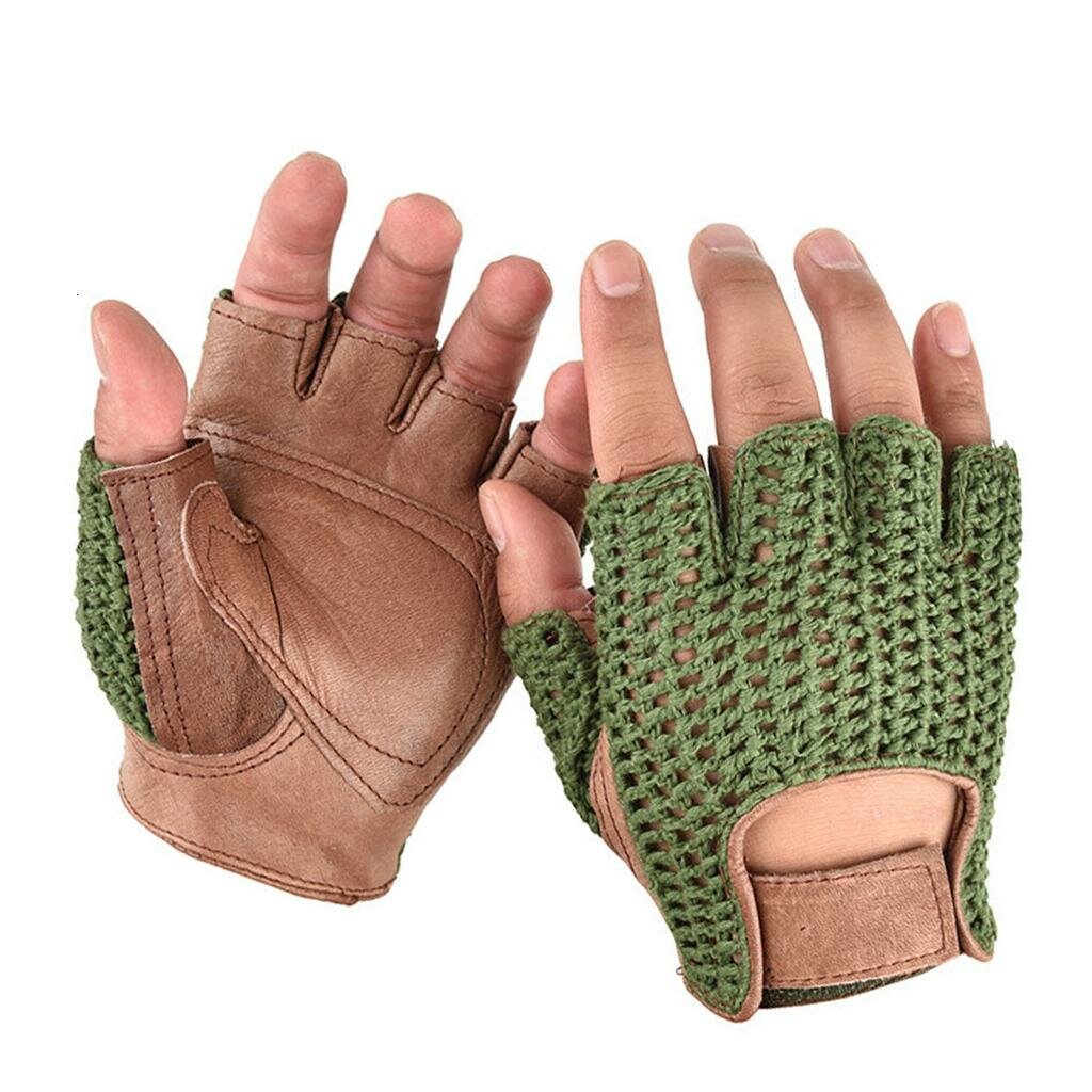 Тактические перчатки, 2 шт, зеленый коричневый