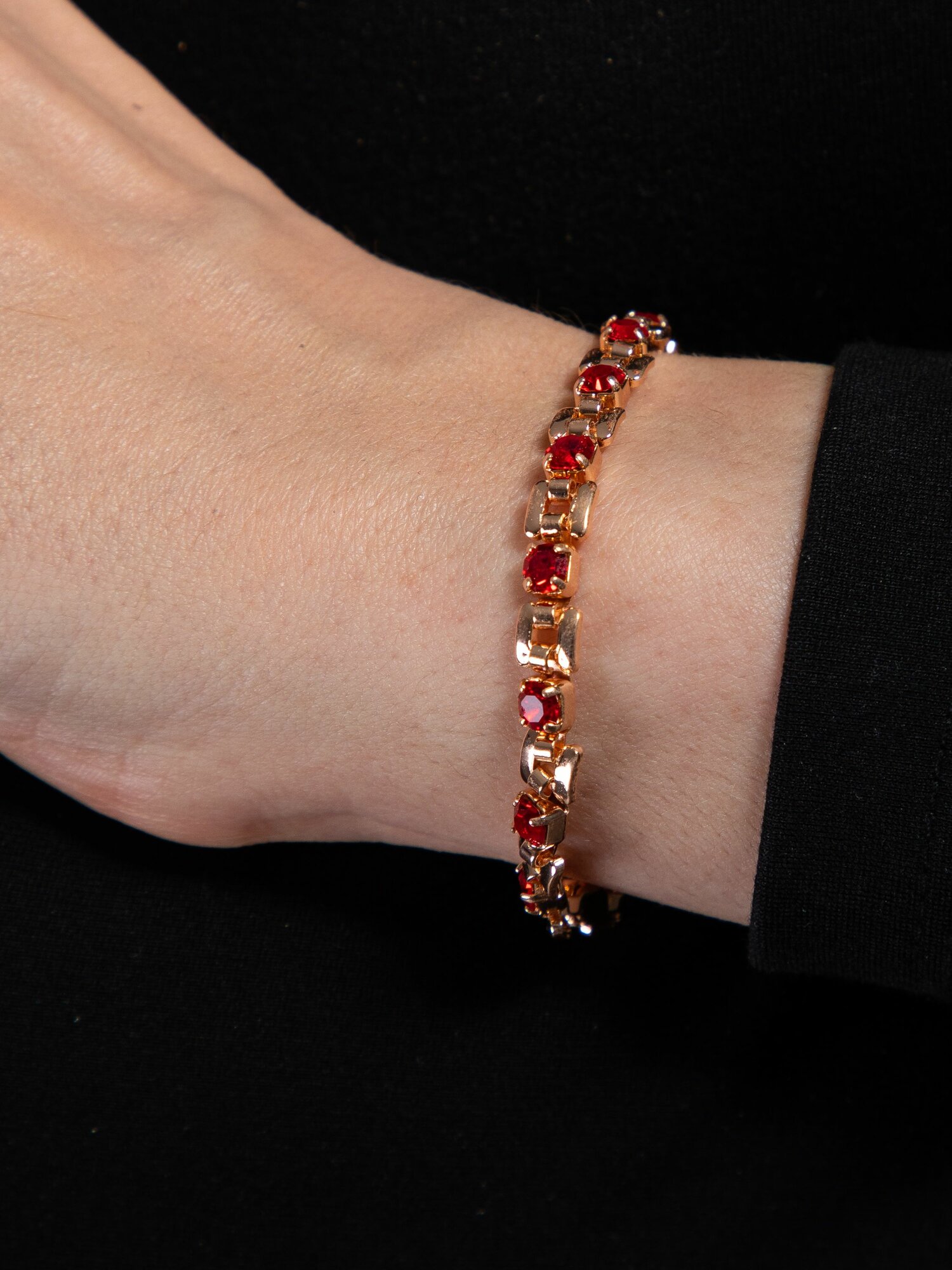 Браслет, искусственный камень