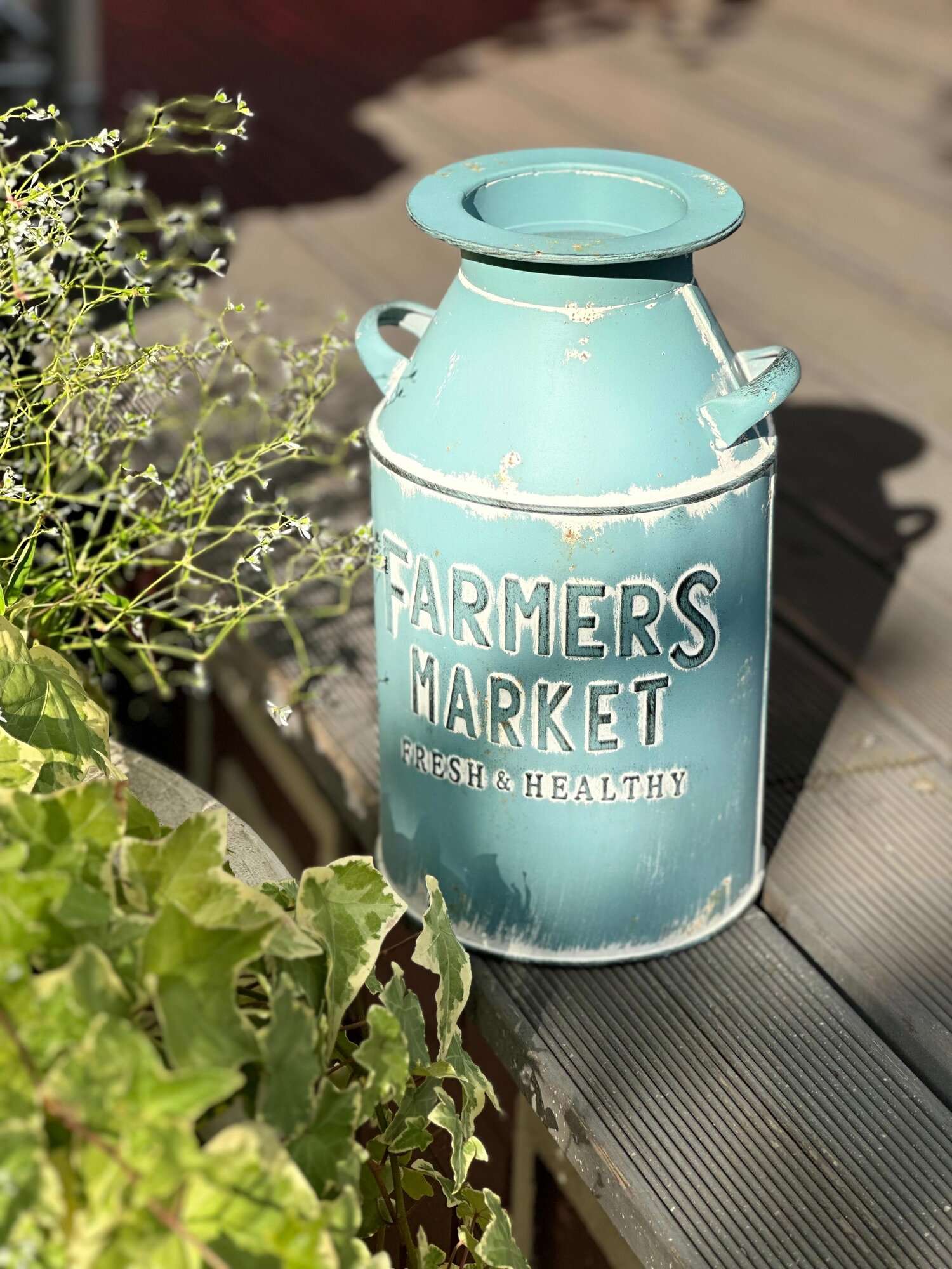 Вазы в кантри стиле для цветов Потертый Шик высота 36 см