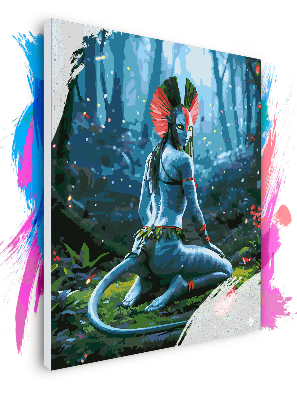 Картина по номерам на холсте Аватар 3 - Варанг, 40 х 50 см