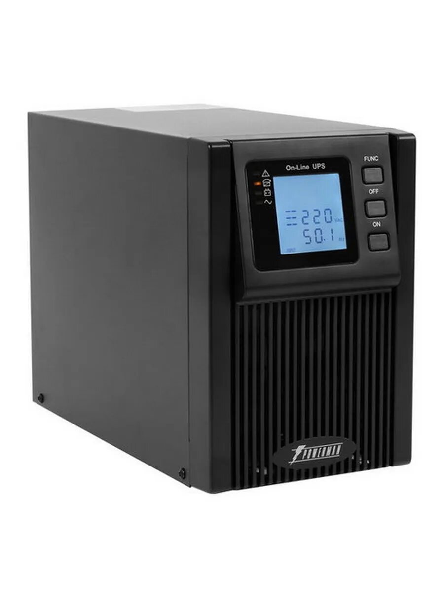 ИБП Powerman Online 1000I 900W/1000VA On-line черный, 50/60 Гц ± 0,1%, 160–276 В