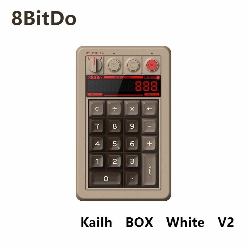 8BitDo светодиодная цифровая клавиатура Retro18