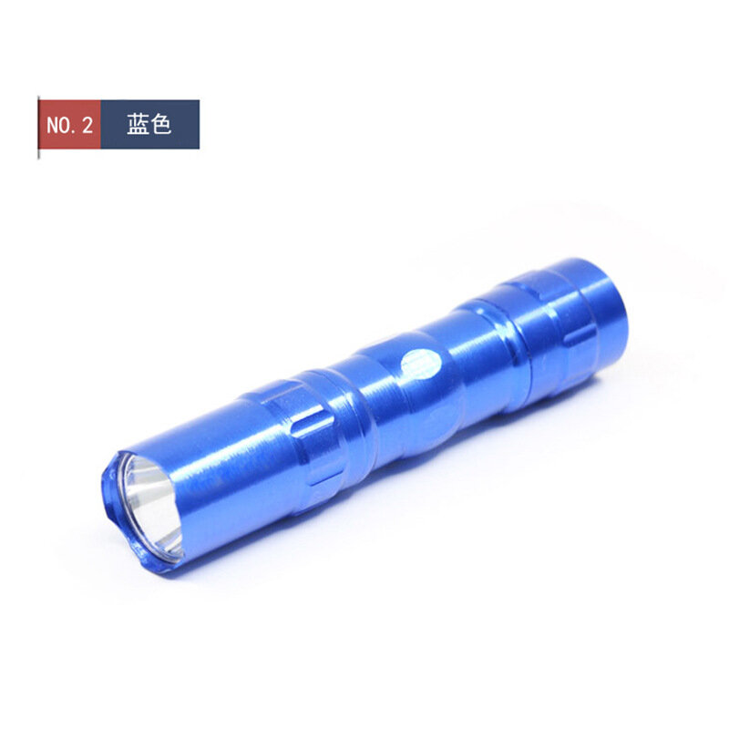 3W алюминиевый сплав фонарик LED5 бытовой подарок маленький фонарик Открытый Мини ученик сильный фонарик логотип Синий