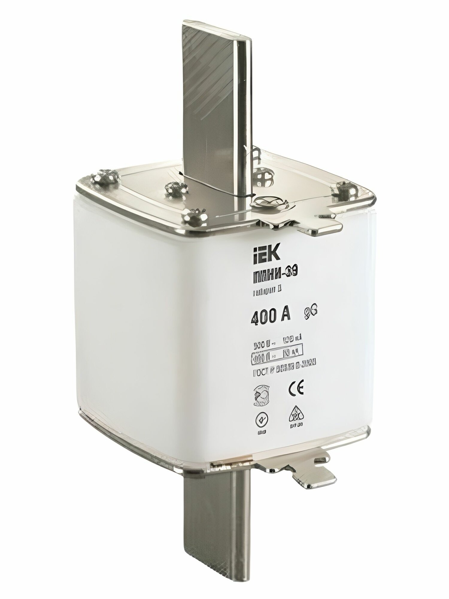Вставка плавкая ППНИ-39 400А габарит 3 IEK, Артикул: DPP50-400.