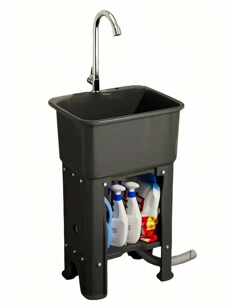 Раковина пластиковая, Садовая Раковина Для Швабры, С краном