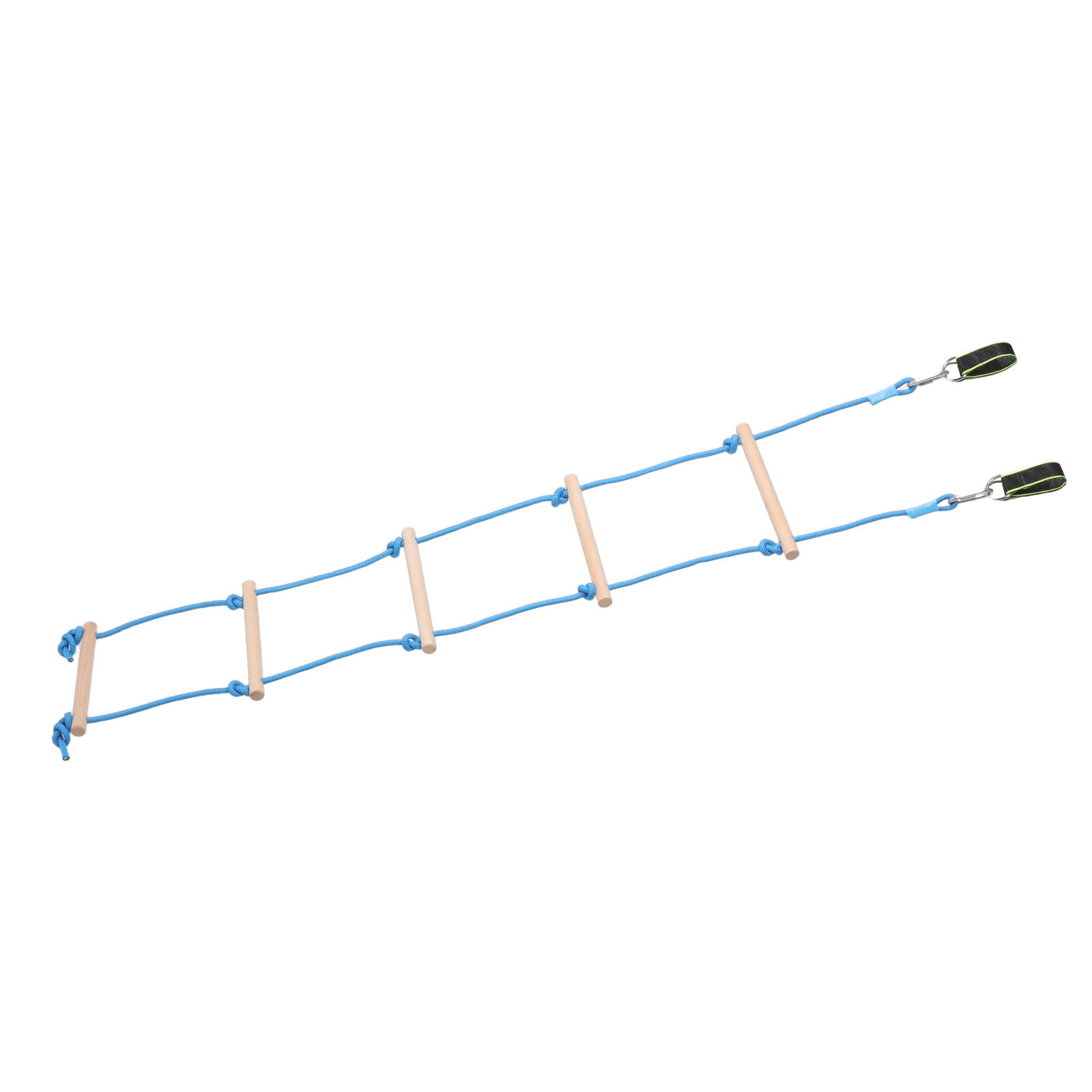 Детская деревянная лестница с канатами и пятью ступенями для активных игр