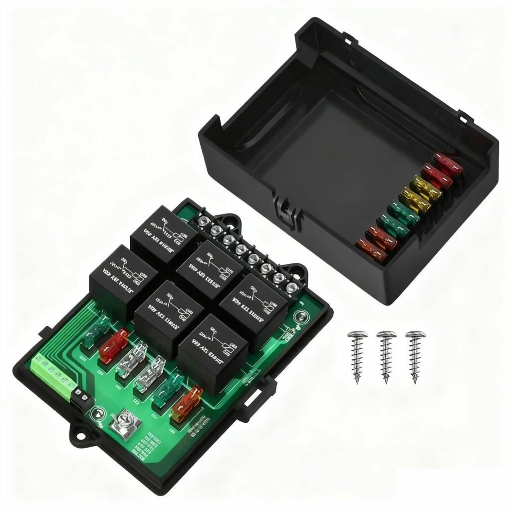 Автомобильная распределительная коробка, блок предохранителей, блок реле печатных плат, блок управления