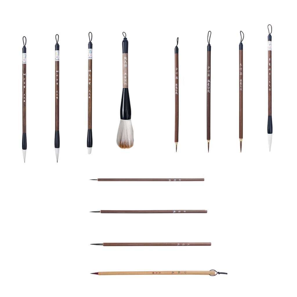 6/9/12/16x/Комплект Японских Кистей Суми, Набор Кистей Для Китайской Каллиграфии, Кисть Для Письма
