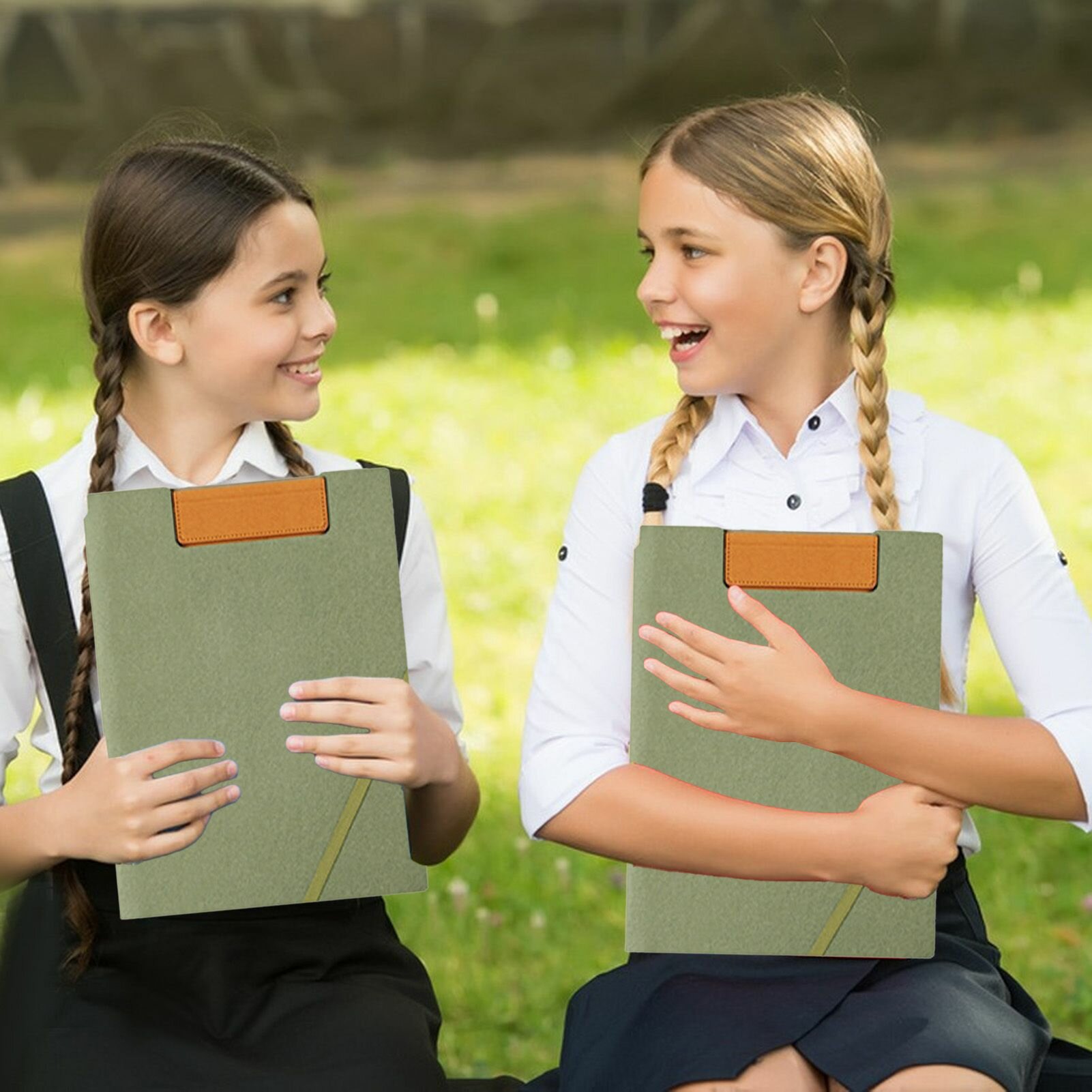 Буфер обмена A4, Кожаный магнитный планшет A4 , Струбцина-лоток для архивного переплета