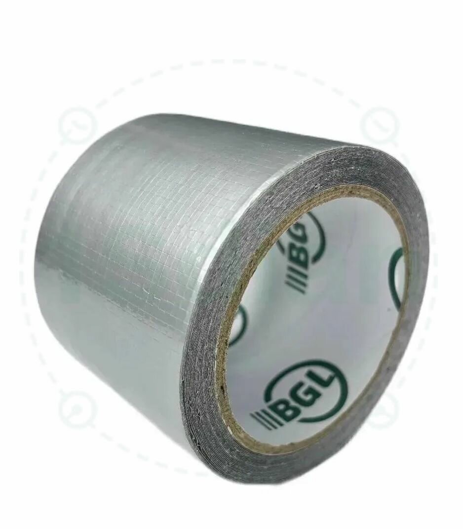 Клейкая лента(скотч) для ремонта тента(ПВХ-тканей) "Тарпикс BGL" 8см х 8м / скотч серый.