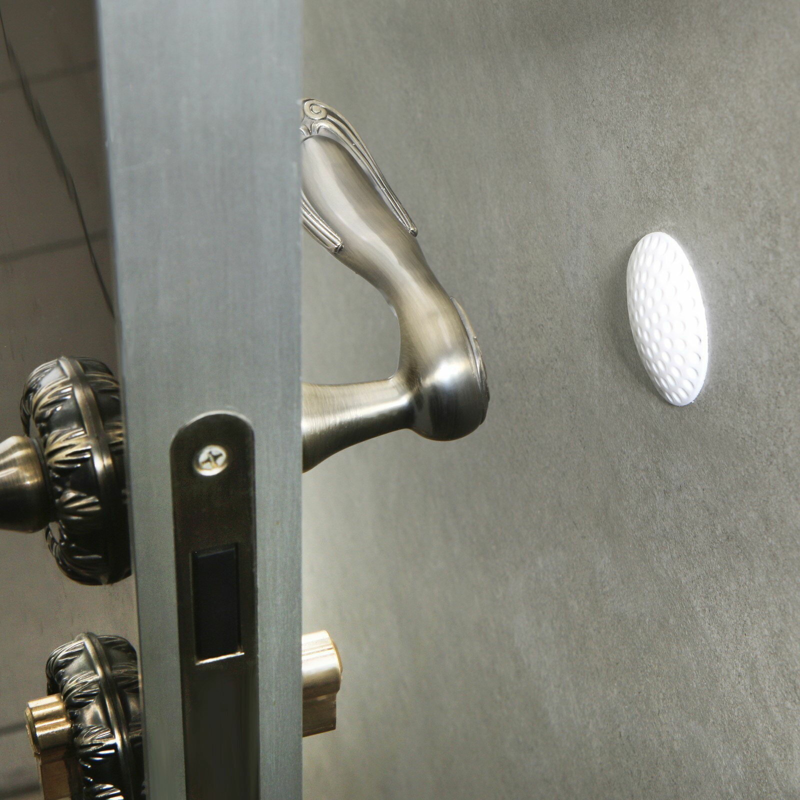 Стопор мебельный, 48x6 мм, 4 шт, цвет: белый, тип: стопор, размер упаковки: 11 x 1 x 18.5 см.