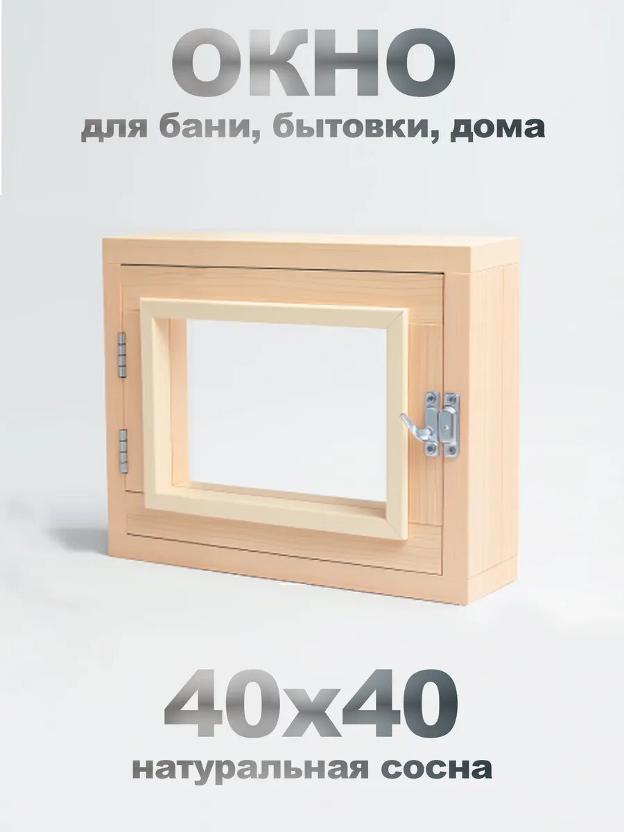 Форточка в парную, баню, бытовку 40х40 см