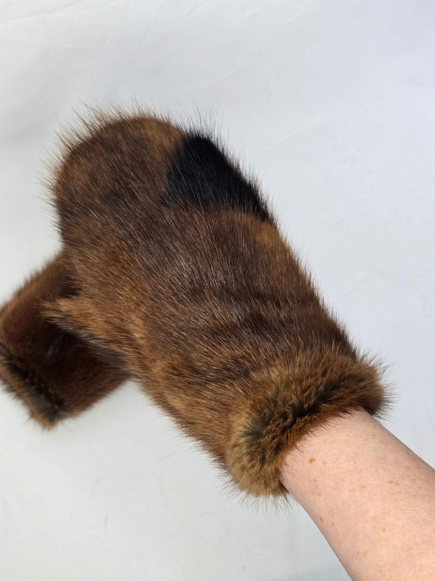 Варежки меховые для женщин